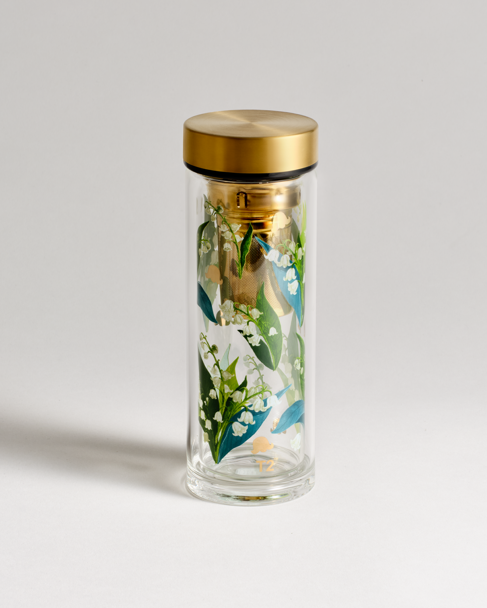 T2 Boxed Double Glass Flask Lily Of The Valley – T2 Tea